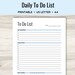 Printable Blank List, 2 Column, Checklist, Simple List Form, Planner ...