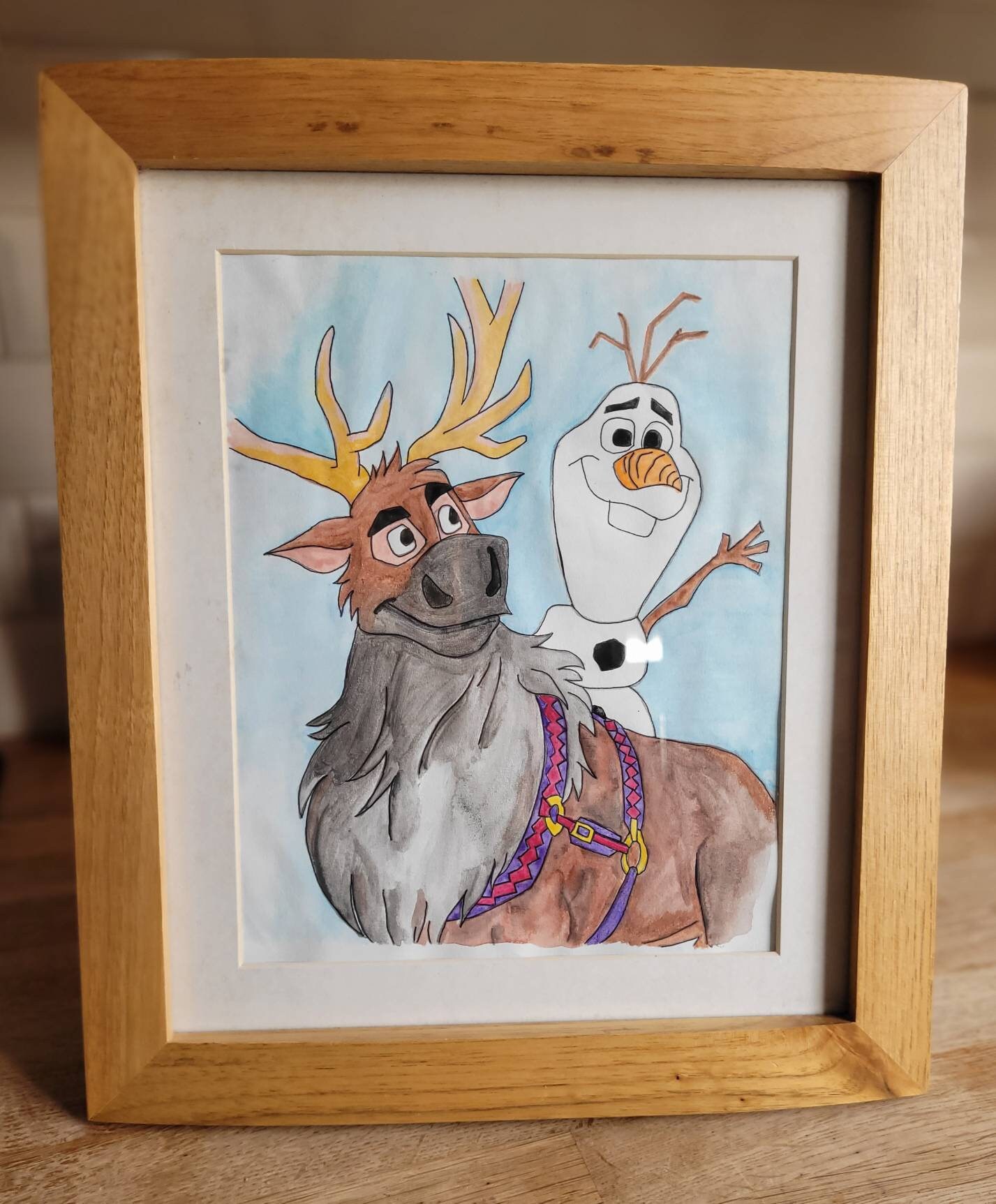 Disney Frozen Sven Drawing