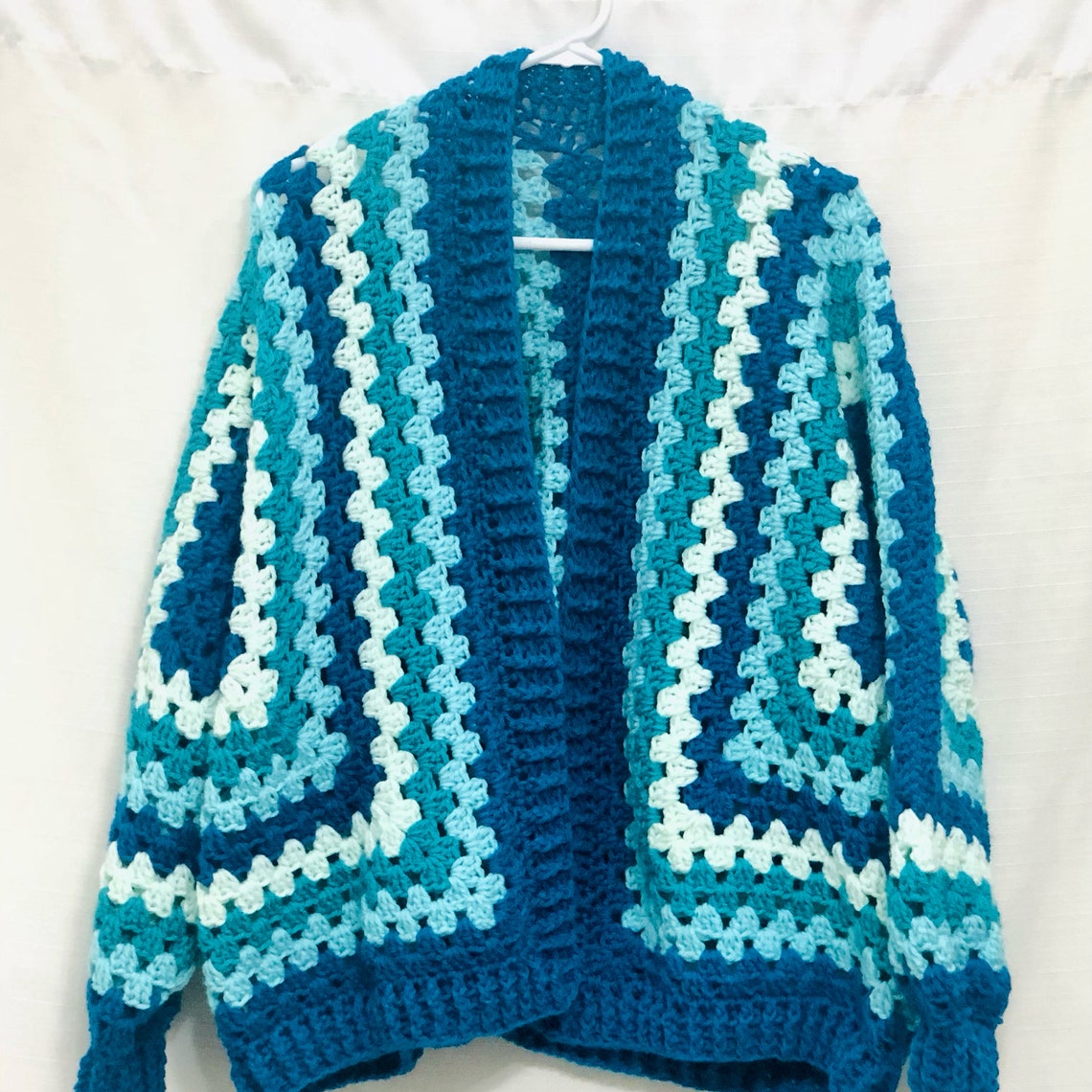 Oversized Hexagon Cardigan - Etsy