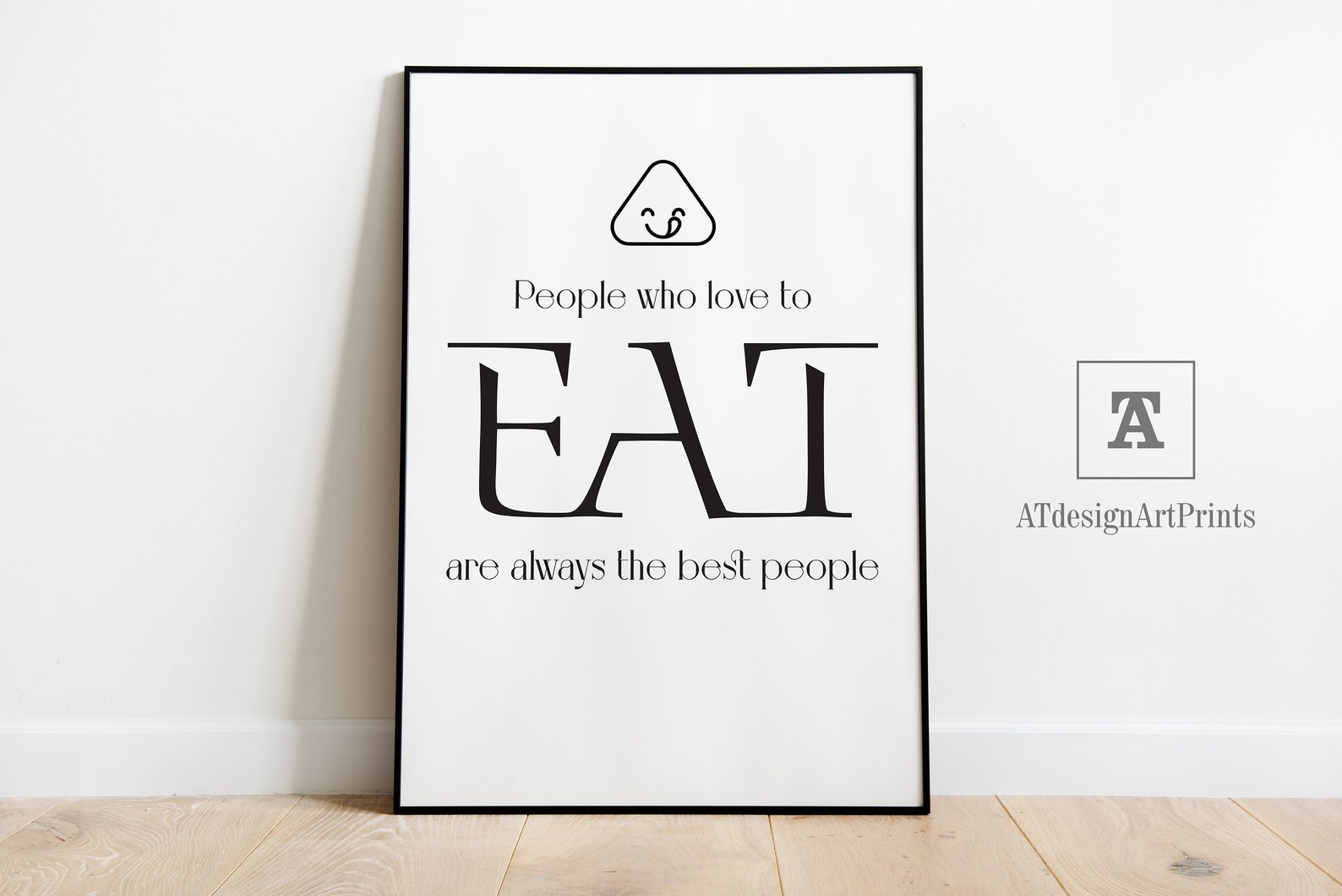 Quotes Funny Kitchen Wall Art Printable people Who Love to Eat Are ...