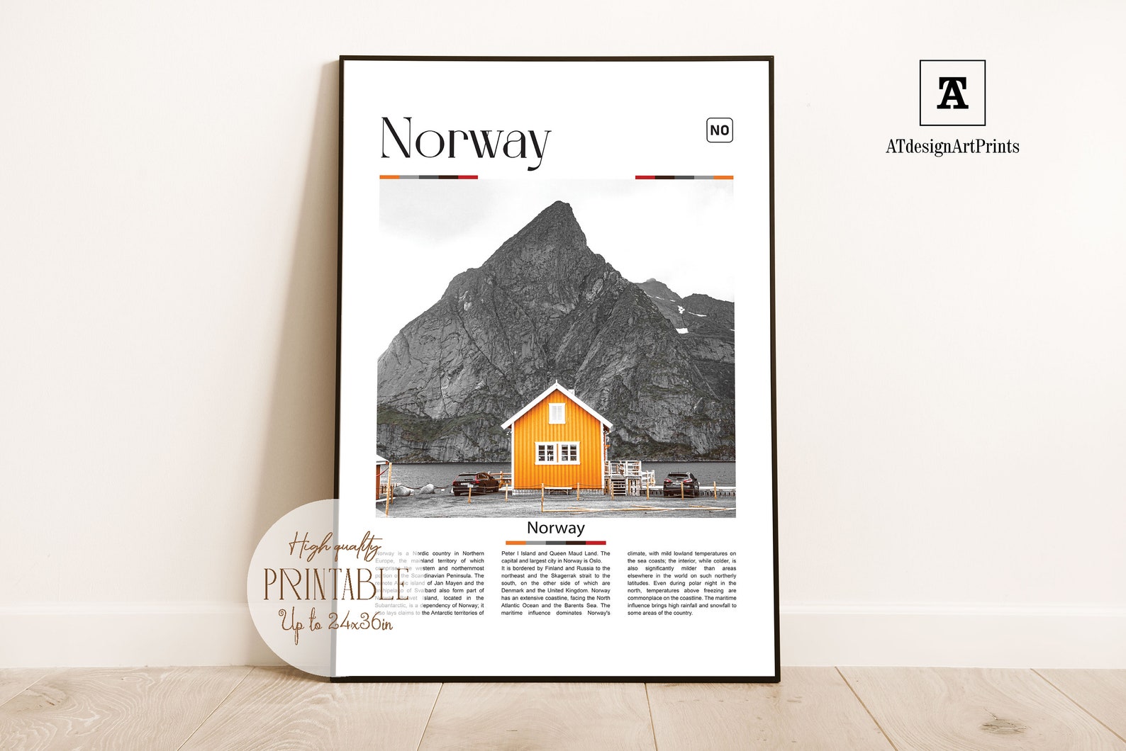 Norway Poster, Norway Print, Norway Art, Norwegian Art, Norwegian ...