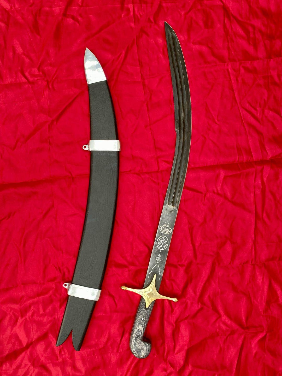 Kilij Swords Handmade Sword Islamic Talwar Al-qadeeb Sword, Shamshir ...