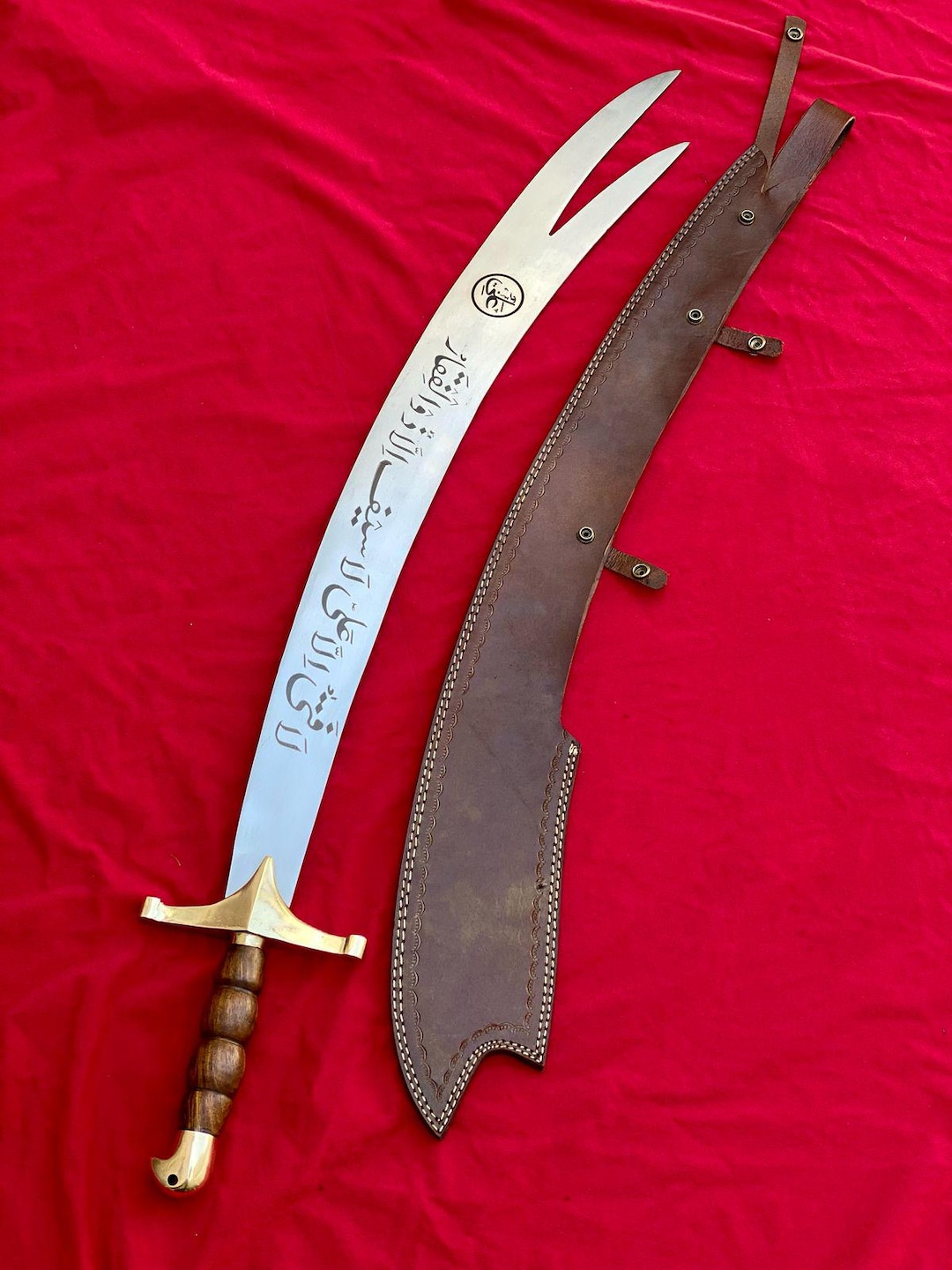 Custom Hand Forged Sword Zulfiqar Sword Gift for Father Kilij Sword ...