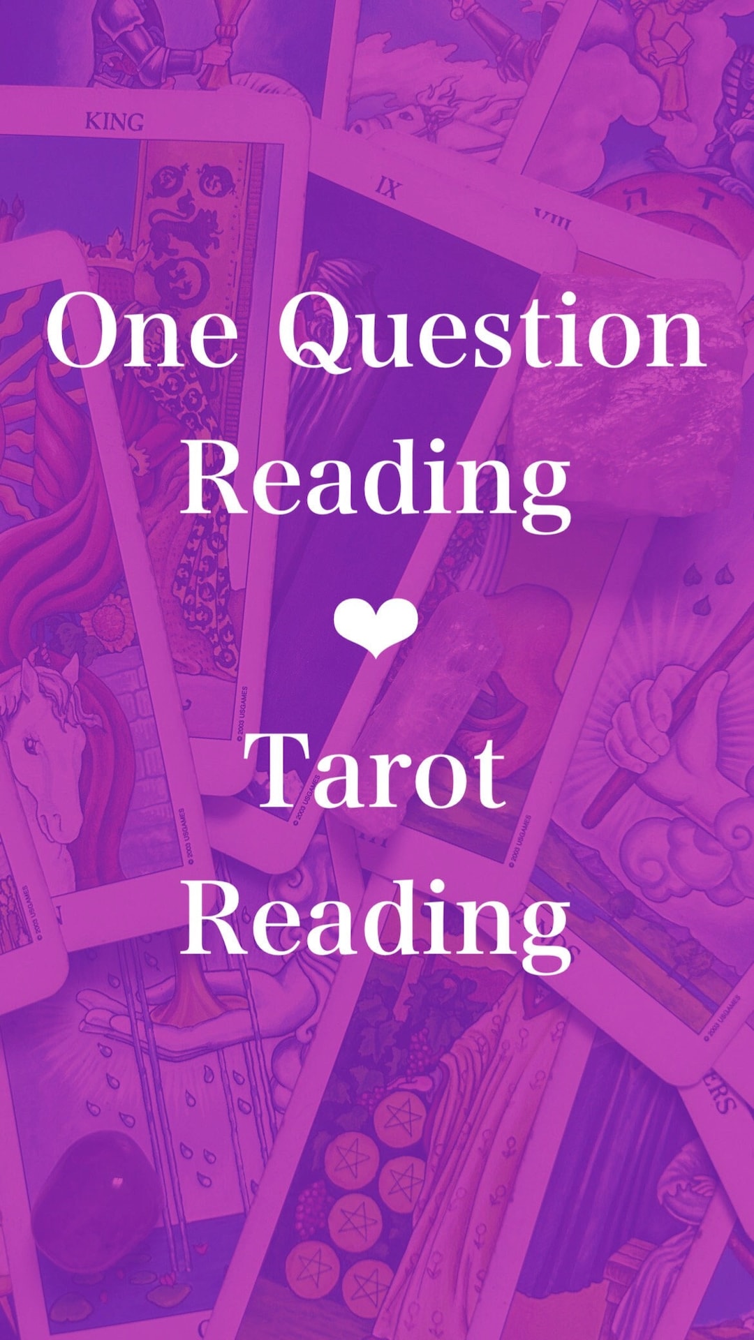 One Question Tarot Reading | 1 Card Reading - Etsy