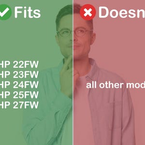 VESA Adapter for HP 22FW, 23FW, 24FW, 25FW, 27FW Monitor by CREAT3D – Mount Bracket for VESA ...