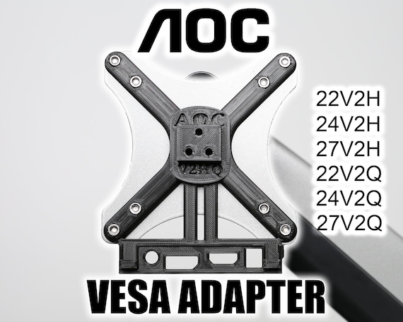VESA ADAPTER for Aoc 22V2H Aoc 24V2H Aoc 27V2H Aoc 22V2Q | Etsy Hong Kong