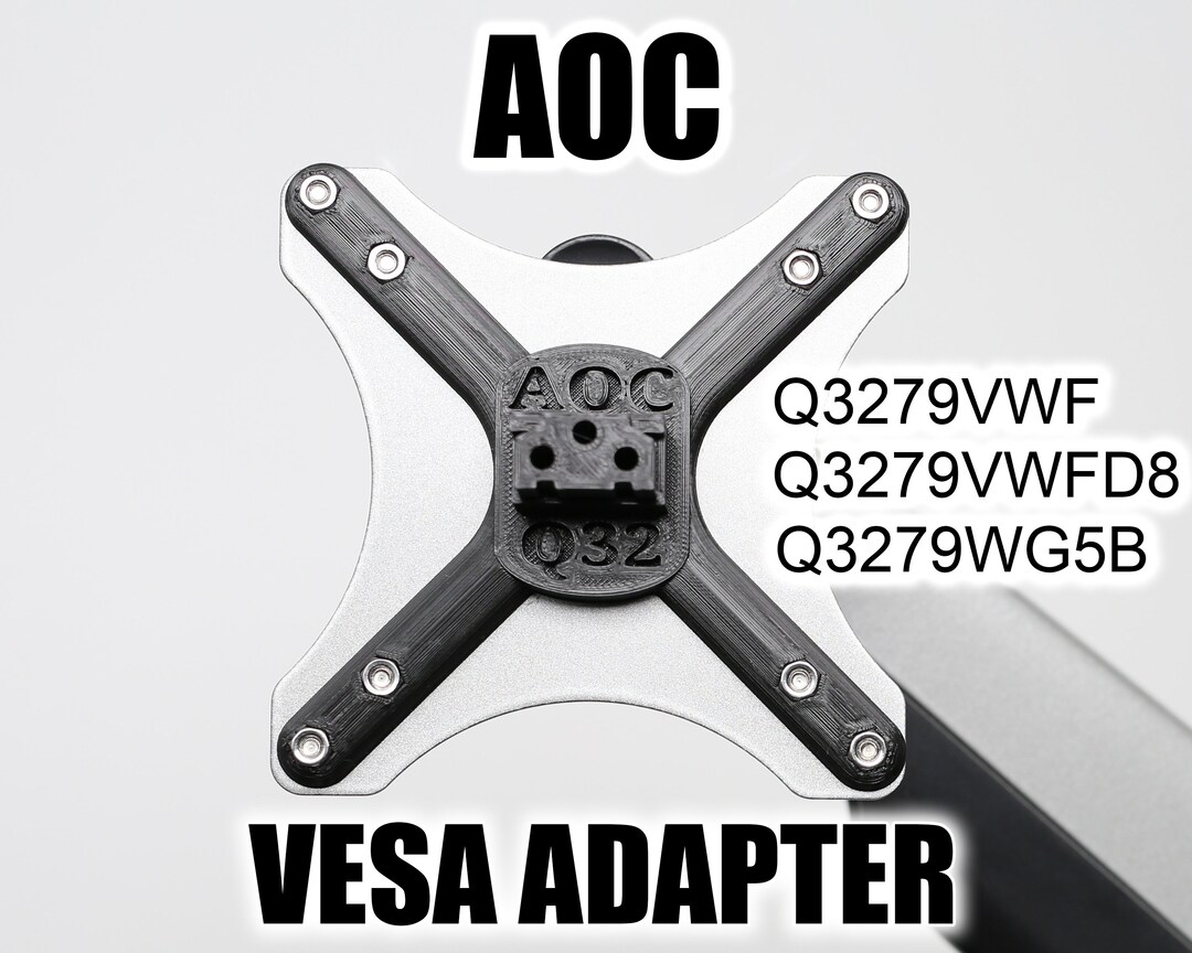 VESA ADAPTER for AOC Q3279VWF, Aoc Q3279VWFD8, Aoc Q3279WG5B Monitors ...