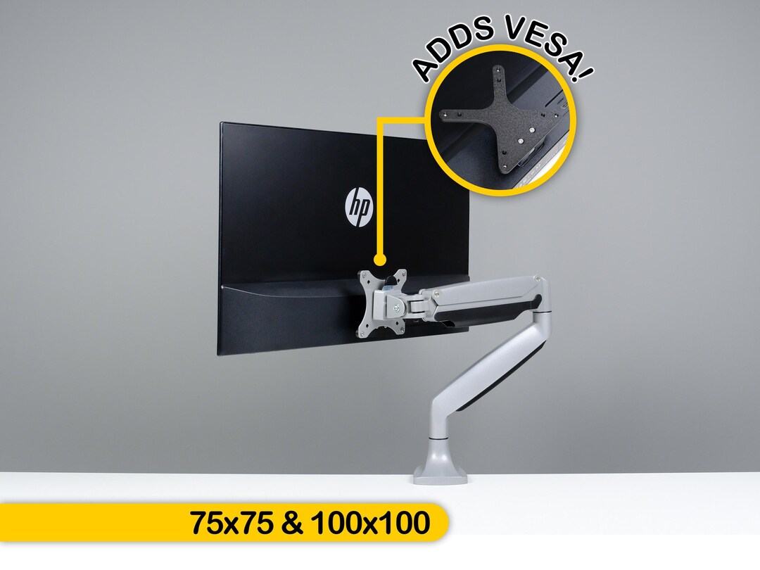 VESA Adapter for HP 22F, 23F, 24F, 25F, 27F Monitor by CREAT3D – Mount ...