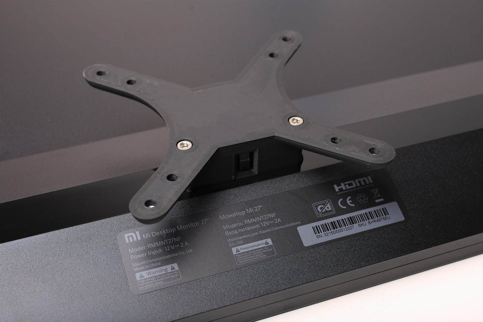 VESA Adapter for XIAOMI Mi Desktop Monitor 27" by CREAT3D – Mount ...