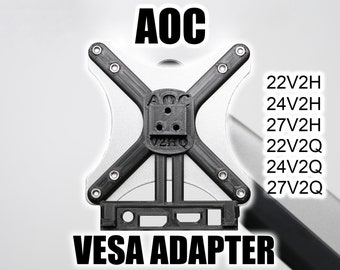 AOC 27V2H, 24V2H, 22V2H, 22V2Q, 24V2Q, and 27V2Q VESA 100/75mm Mount ...