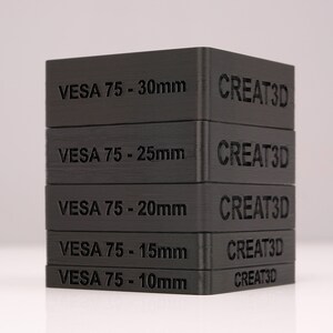 VESA 75 Spacer, Standoff, Offset Bracket for Recessed Mounts, Monitor ...