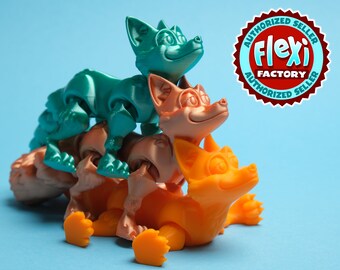 Flexi Factory Fox - Etsy