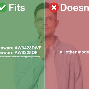 VESA Adapter for DELL Alienware AW3423DWF & AW3225QF Monitor by CREAT3D ...