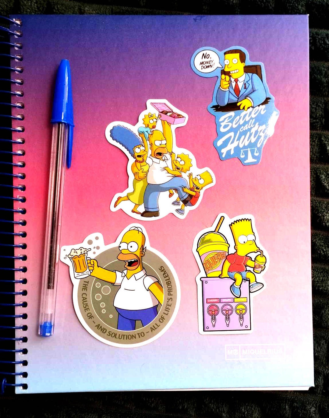 Funny Simpsons Sticker Set Shiny Finish Waterproof - Etsy