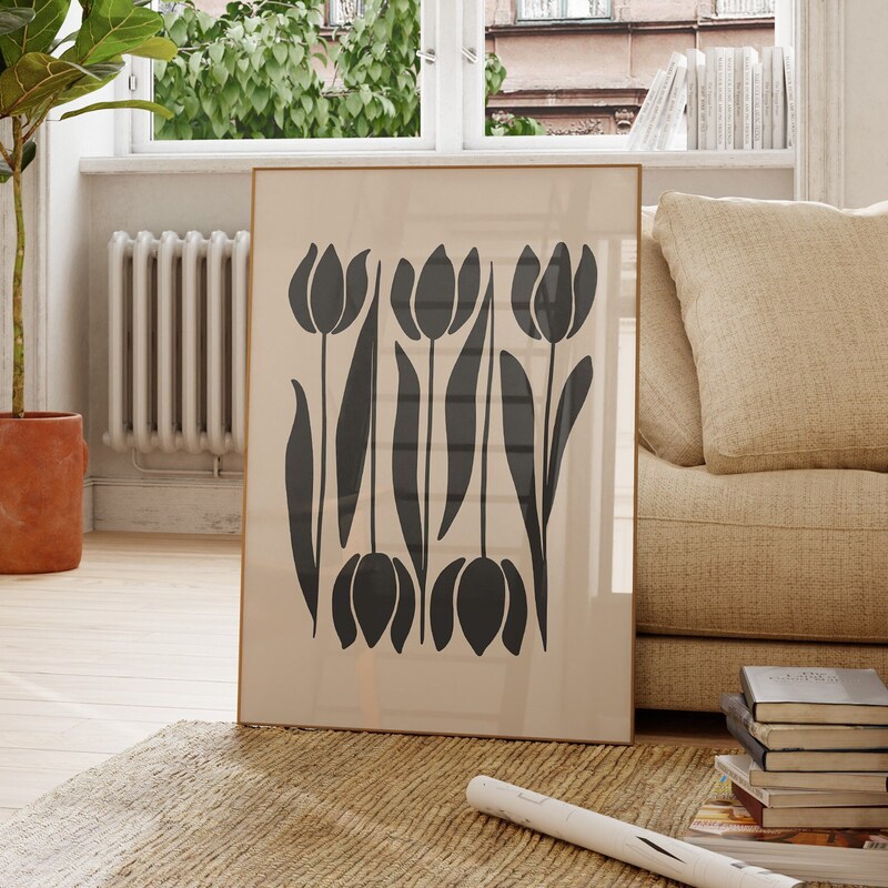 Tulip Wall Art - Etsy