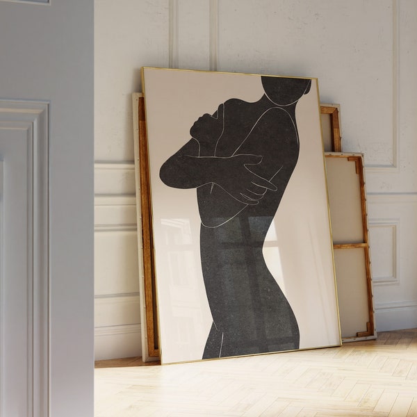 Woman Body Print - Etsy