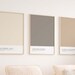 Neutral Colors Set, 3 Piece Wall Art, Colour Block Art Set, Light ...