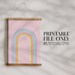 Retro Rainbow Poster Pink Wall Dorm Décor Downloadable Art - Etsy