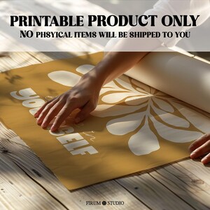 Believe in Yourself Printable Motivational Wall Art, Inspirational ...