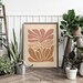 Botanical Poster Earthy Wall Decor Mid Century Modern - Etsy