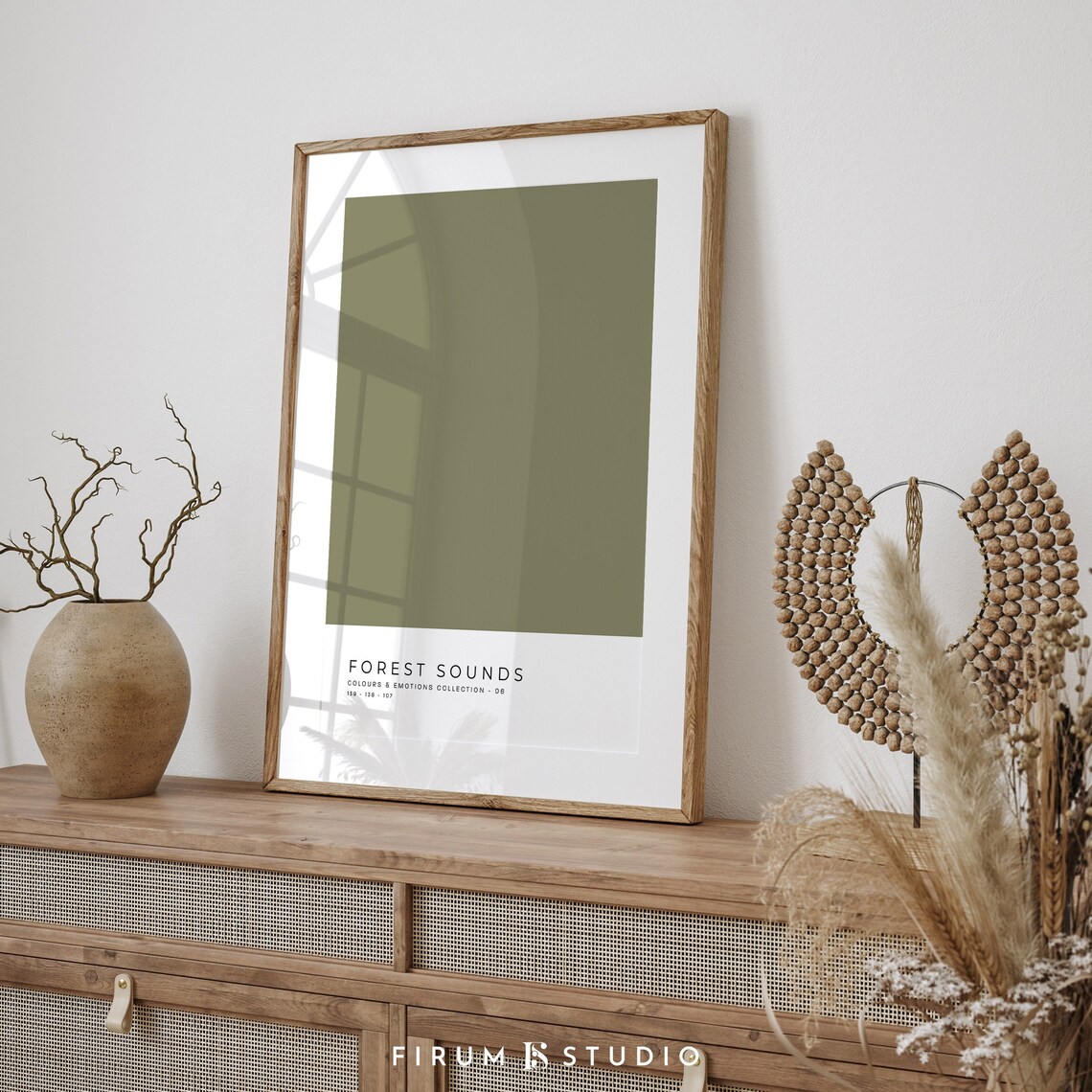 Color Block Print Sage Green Wall Art Printable Wall Art - Etsy