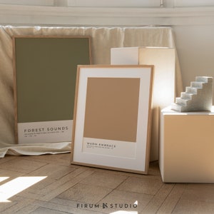 Color Block Prints, Wall Art Set of 2, Digital Download, Earthy Wall ...