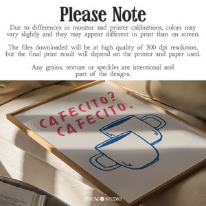 Cafecito Printable Art Print, Coffee Corner Art, Coffee Bar Decor ...
