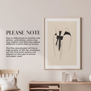 Woman Body Line Art, Beige Wall Art, Bondage Art Print, Downloadable ...