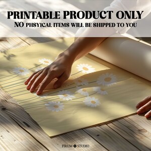 Pastel Yellow Daisies Downloadable Wall Print, Daisy Printable Poster ...