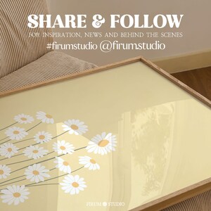 Pastel Yellow Daisies Downloadable Wall Print, Daisy Printable Poster ...