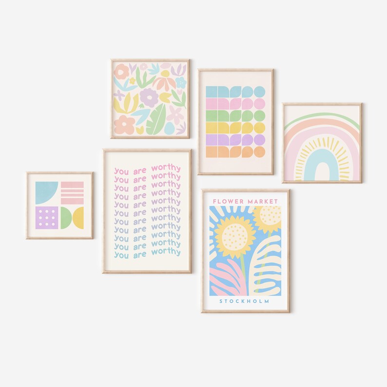 Choose Any 6 Prints and Make Your Own Set Custom Gallery - Etsy