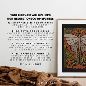 Retro Halloween Butterfly Art Print, Downloadable Halloween Wall Decor ...