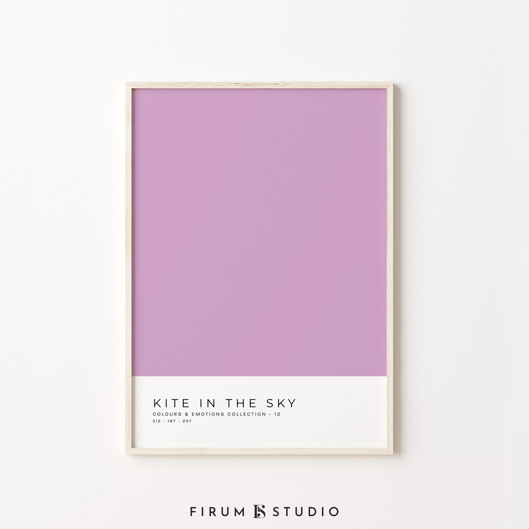 Color Block Art, Pastel Purple Art, Pastel Aesthetic, Colorful Wall Art ...