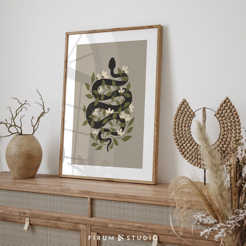 Snake Wall Art Halloween Printable Diy Halloween Decor - Etsy