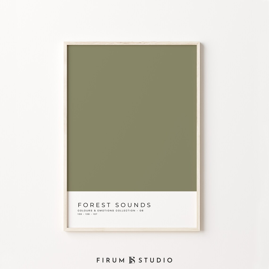 Color Block Print Sage Green Wall Art Printable Wall Art - Etsy