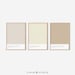 Neutral Colors Set Printable Set of 3 Light Aesthetic Art - Etsy