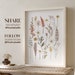 Flowers Art Print Boho Home Decor Printable Wall Art - Etsy