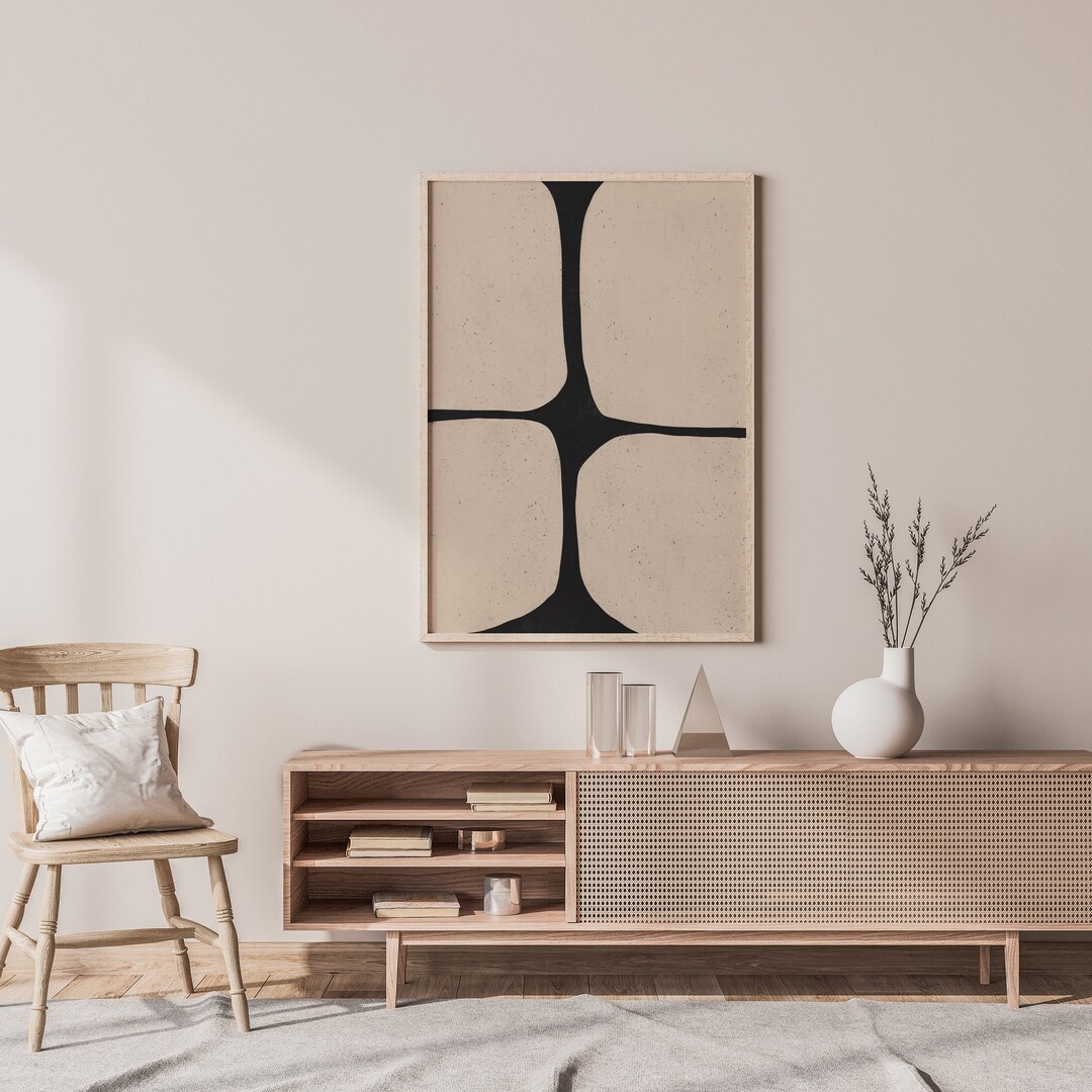 Organic Minimalist, Beige Printable Art, Modern Abstract Art ...