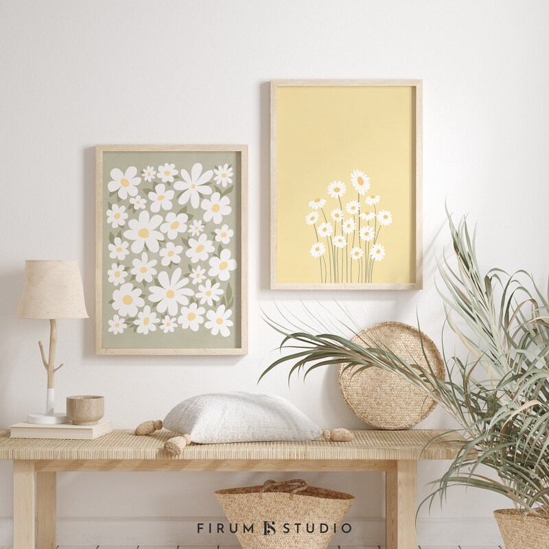 Daisy Print - Etsy