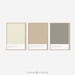 Neutral Colors Set, 3 Piece Wall Art, Colour Block Art Set, Light ...