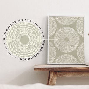 Sage Green Print Set, 6 Piece Wall Art, Printable Set, Botanical Print ...