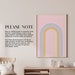 Retro Rainbow Poster Pink Wall Dorm Décor Downloadable Art - Etsy
