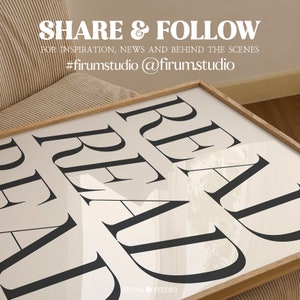 Minimalist Reading Corner Downloadable Art Poster, Modern Library Art ...