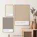 Neutral Colors Set, 3 Piece Wall Art, Colour Block Art Set, Light ...