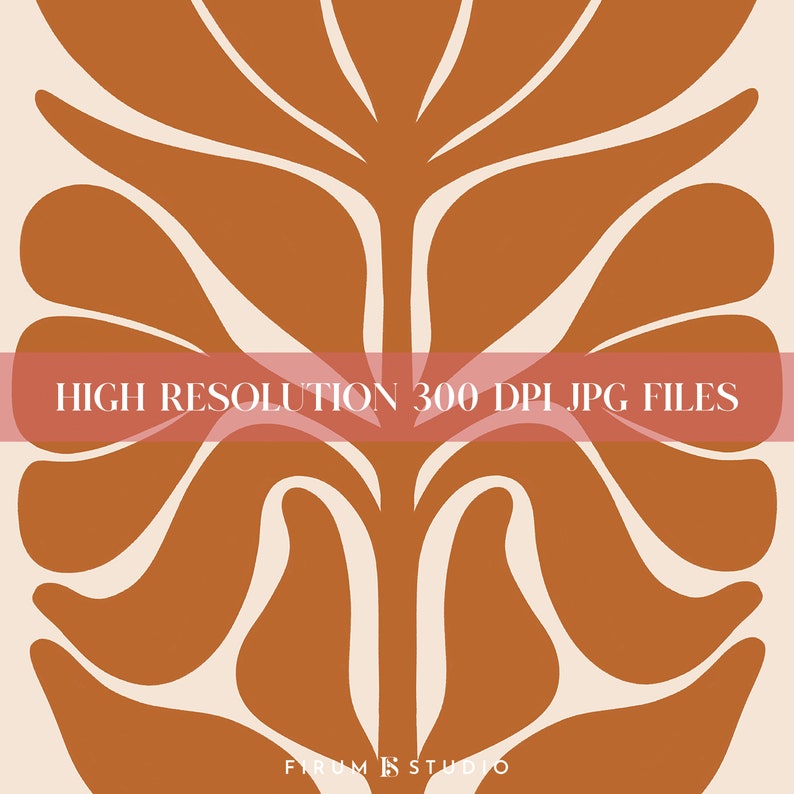 Terracotta Prints, 3 Piece Wall Art, Digital Download, Boho Botanical ...