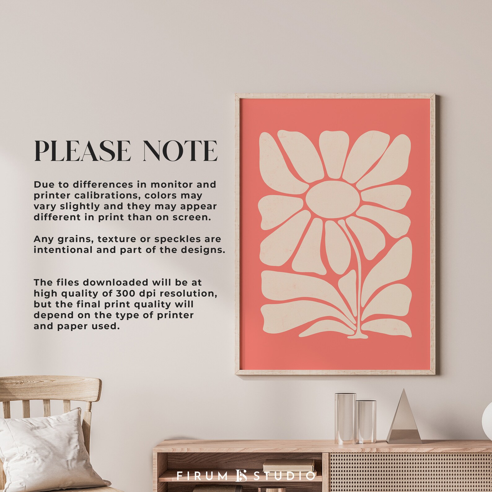 Red Botanical Art, Floral Illustration, Colorful Wall Art, Digital ...