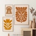 Terracotta Prints, 3 Piece Wall Art, Digital Download, Boho Botanical ...