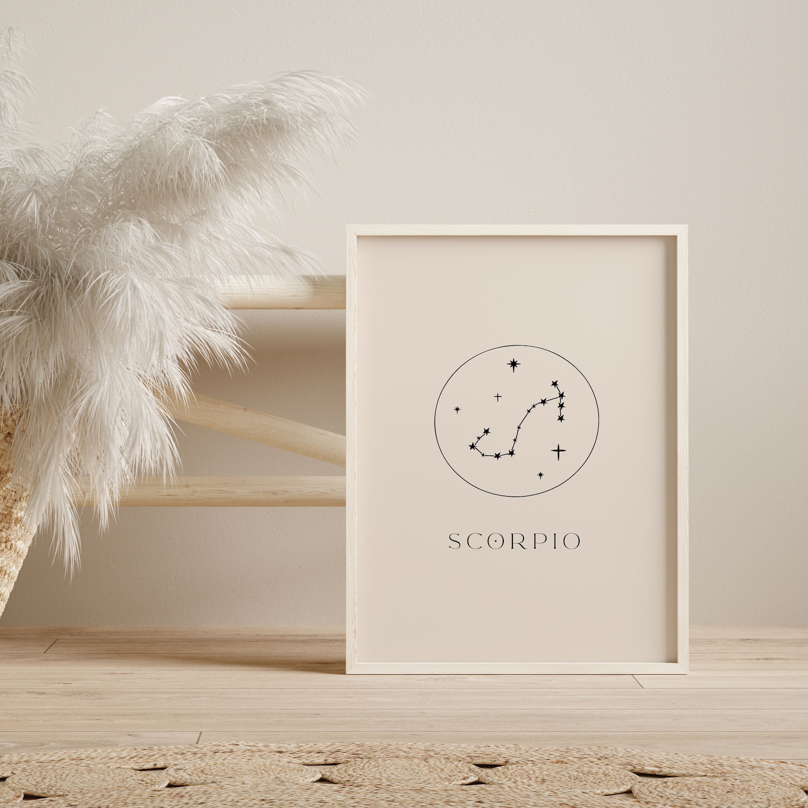 Scorpio Wall Art Zodiac Printable Art Astrology Art Print | Etsy