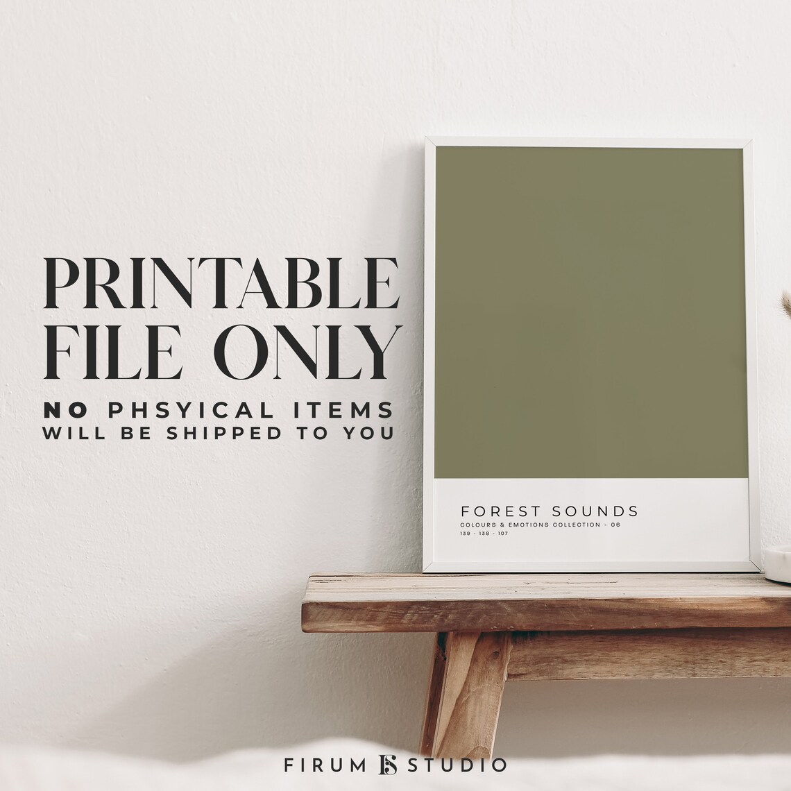 Color Block Print Sage Green Wall Art Printable Wall Art - Etsy