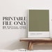 Color Block Print Sage Green Wall Art Printable Wall Art - Etsy